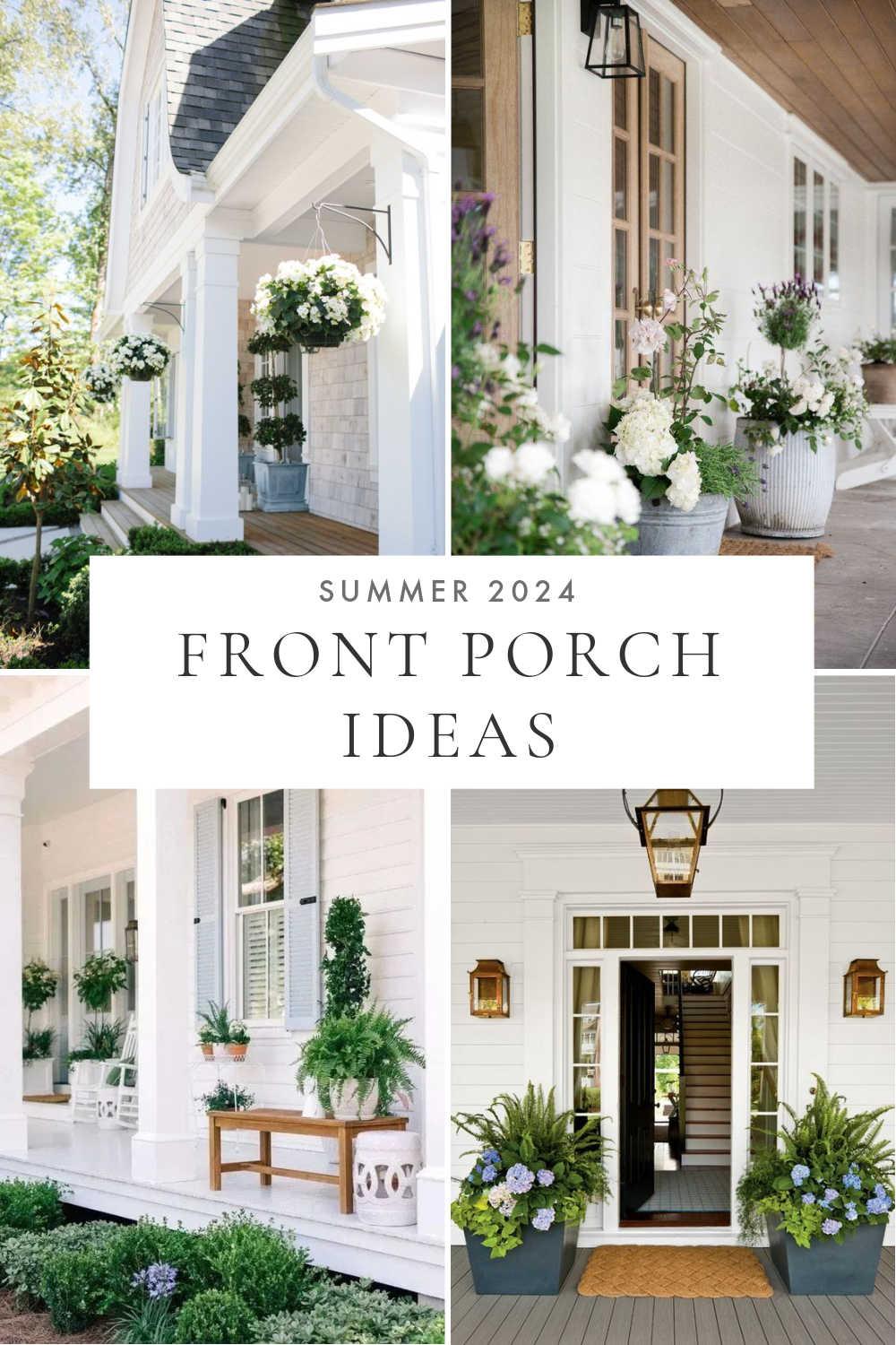 20 Summer Front Porch Ideas for 2024 – jane at home