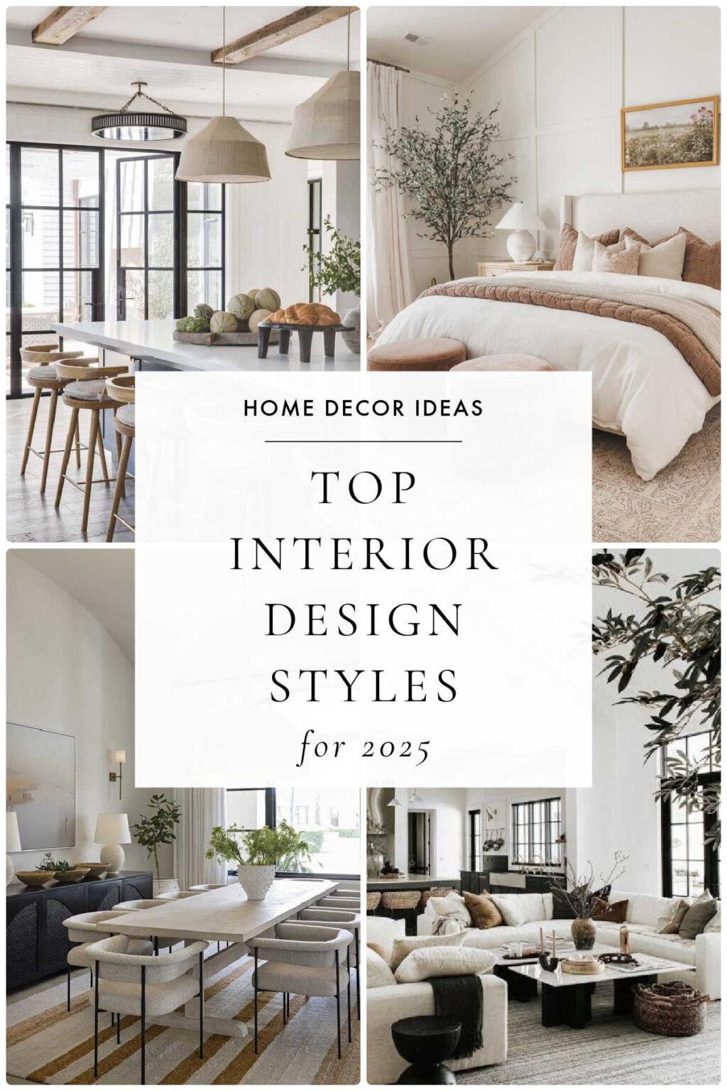 Top 10 Interior Design Styles and Trends for 2025 – jane at home