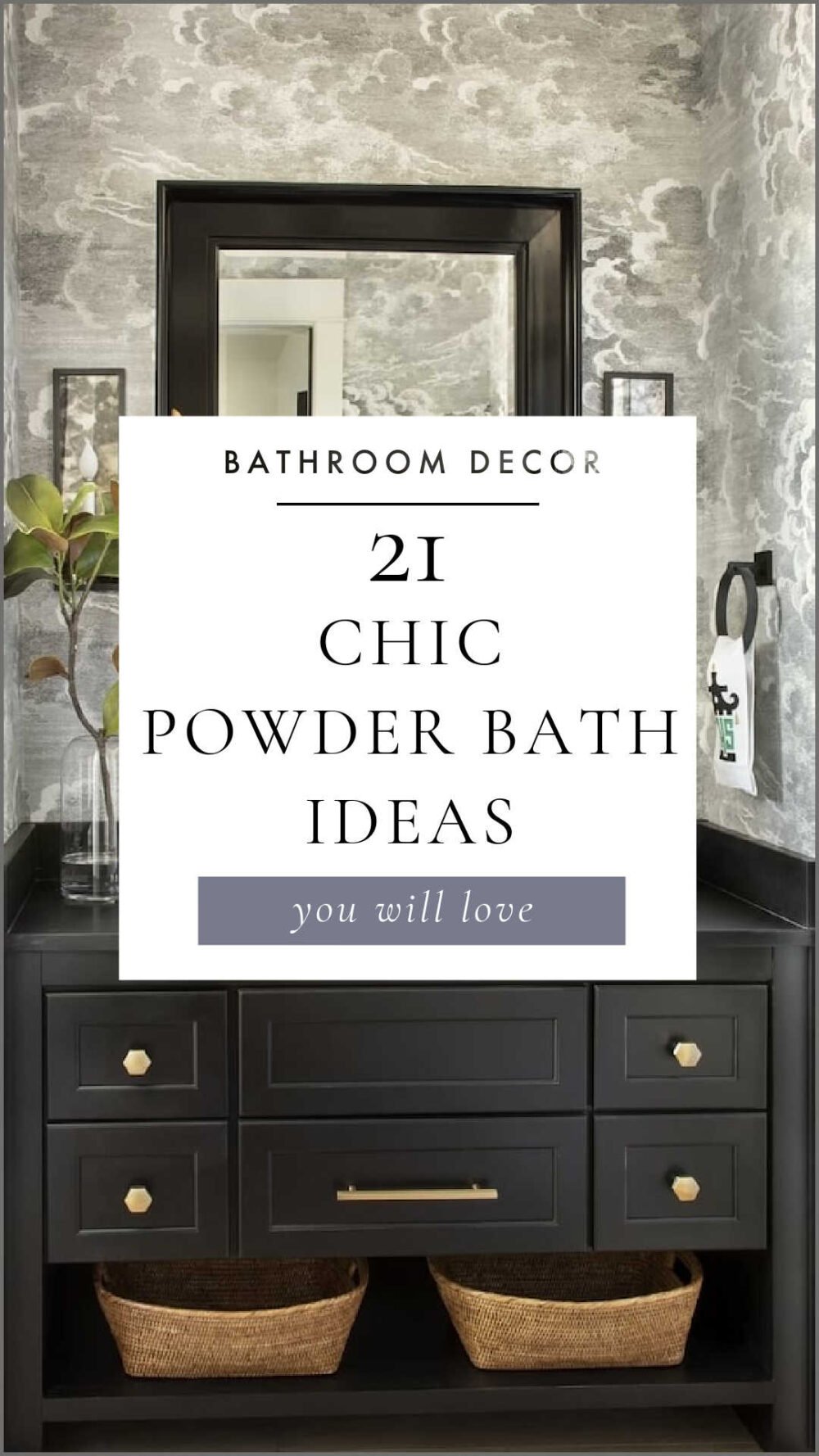 Statement Powder Room Ideas to Elevate Your Small Bathroom in 2026 ...